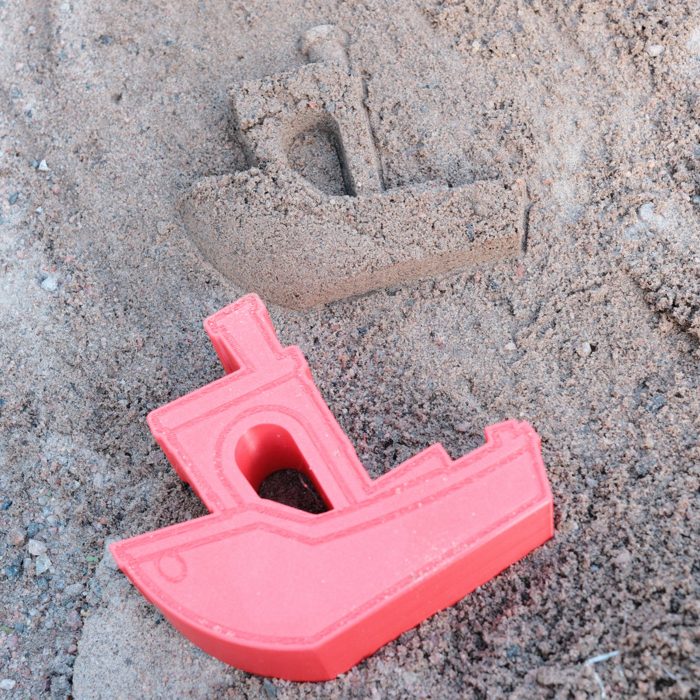 3DBenchy sand mold V2 by FruitieX | Download free STL model ...