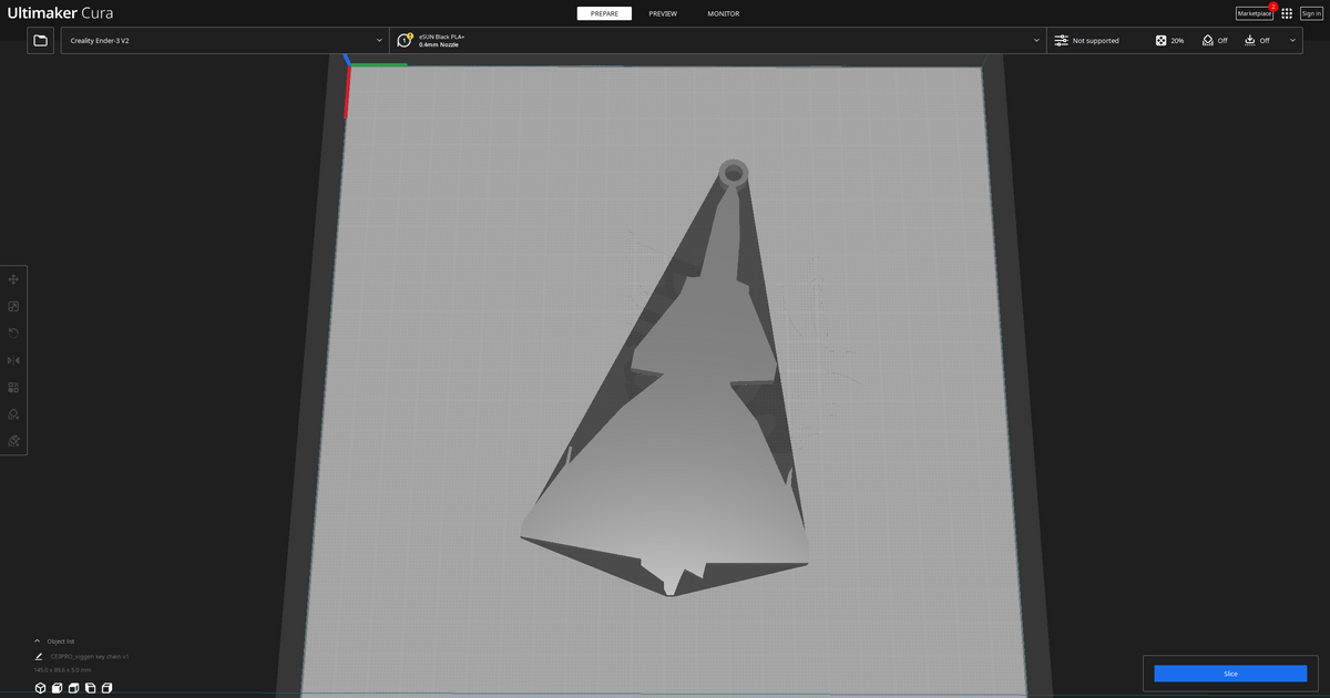 ajs 37 viggen keychain by Hugo Simba | Download free STL model ...