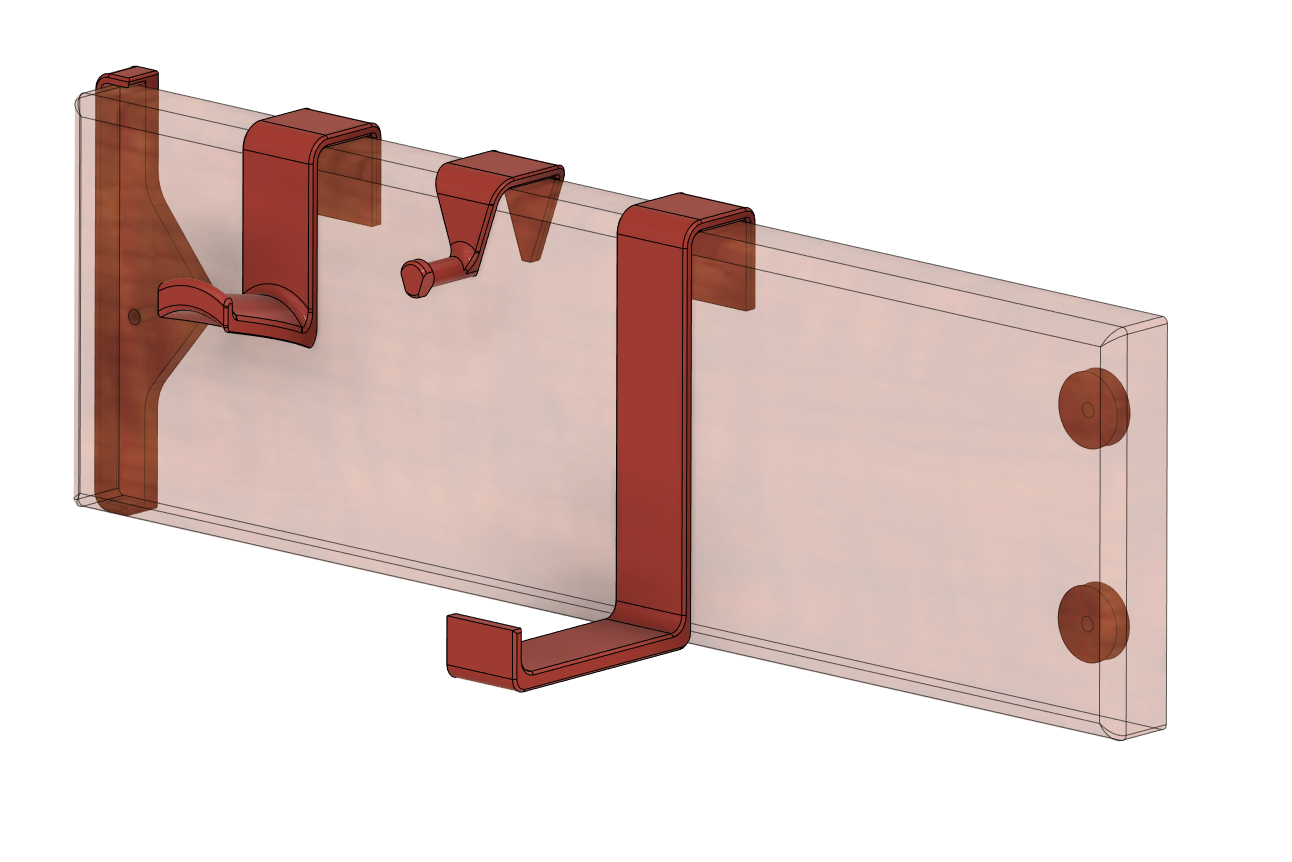 Wardrobe with hooks by tonitom | Download free STL model | Printables.com
