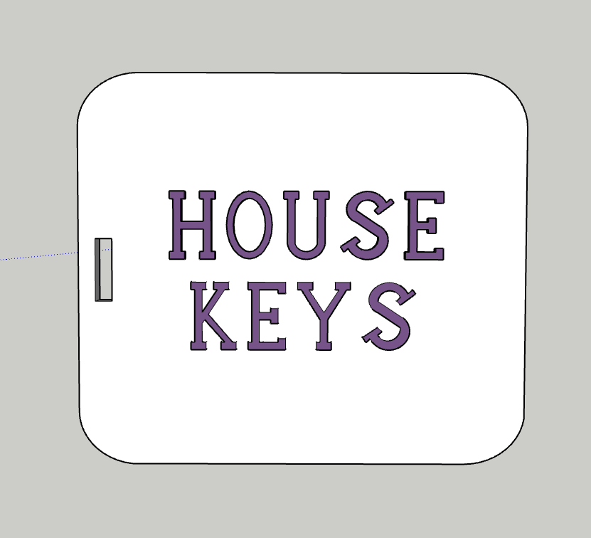 House keys by Yadira Vela | Download free STL model | Printables.com