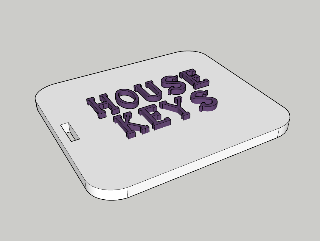 House keys by Yadira Vela | Download free STL model | Printables.com