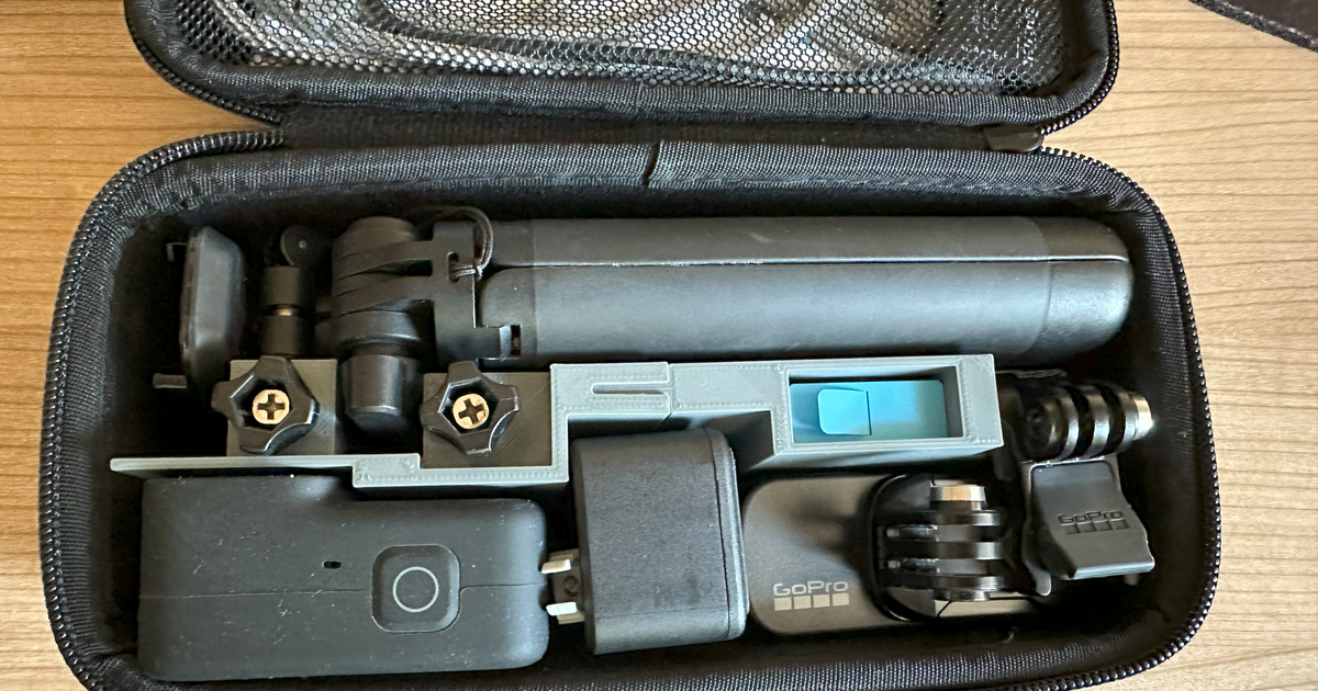 GoPro HERO 9 case insert by Luqa | Download free STL model | Printables.com