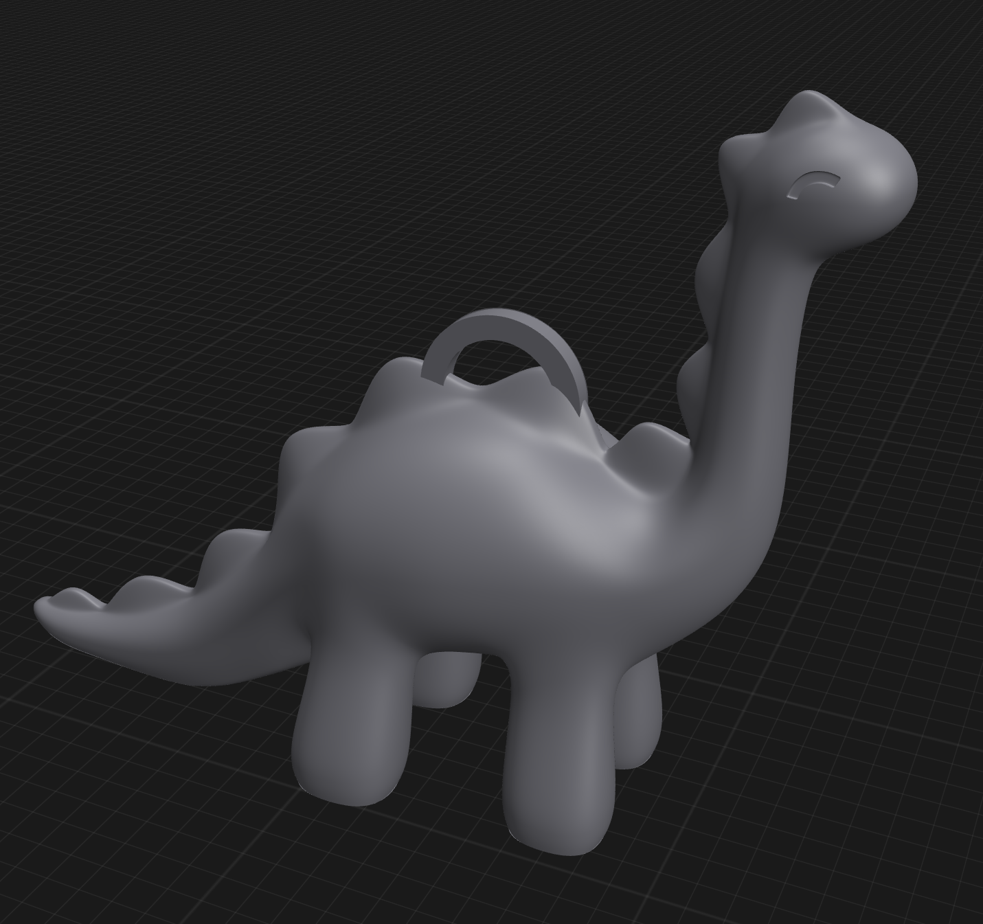 Cute Stylized Dinosaur Toy Keychain REMIX by KillerKreationz | Download ...