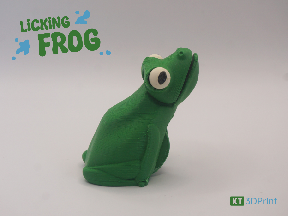Licking frog by KT3Dprint | Download free STL model | Printables.com