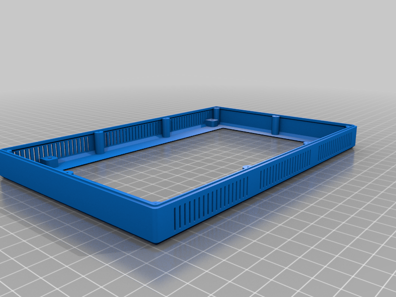 Case for touch screen and Raspberry PI by Legufix | Download free STL ...