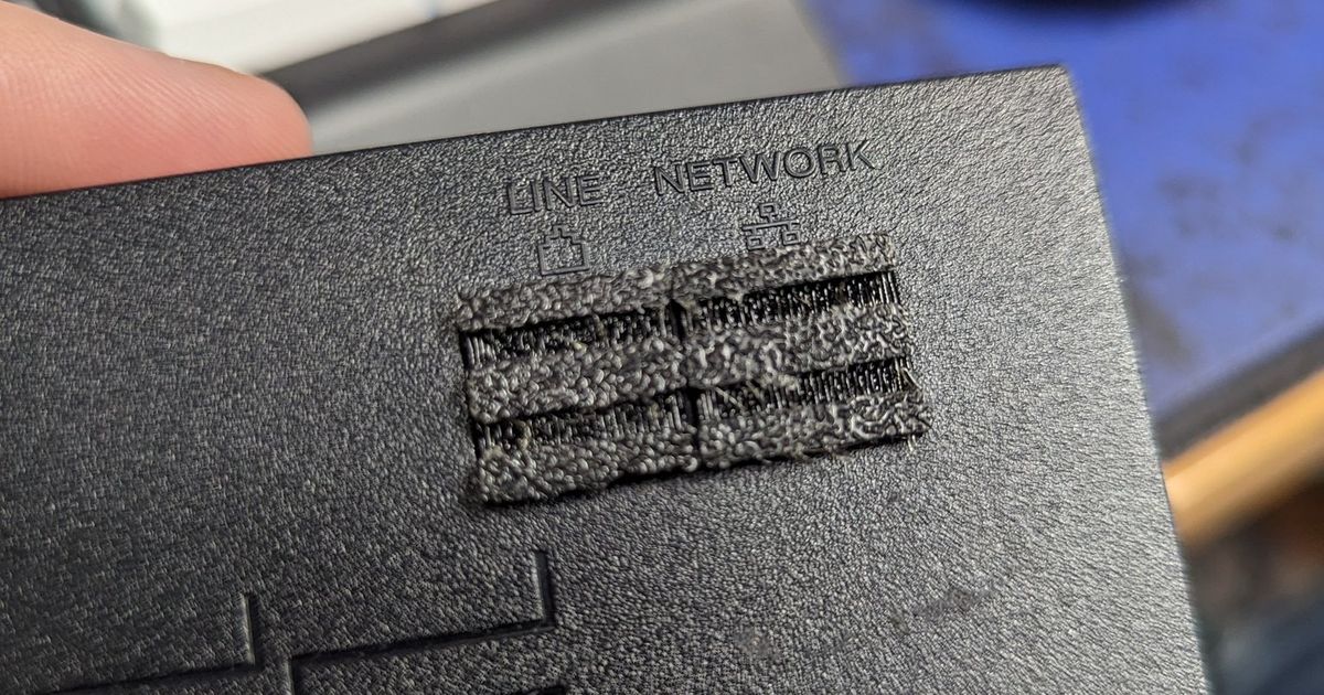 PS2 LAN Adapter Dust Cover by Collingall | Download free STL model ...