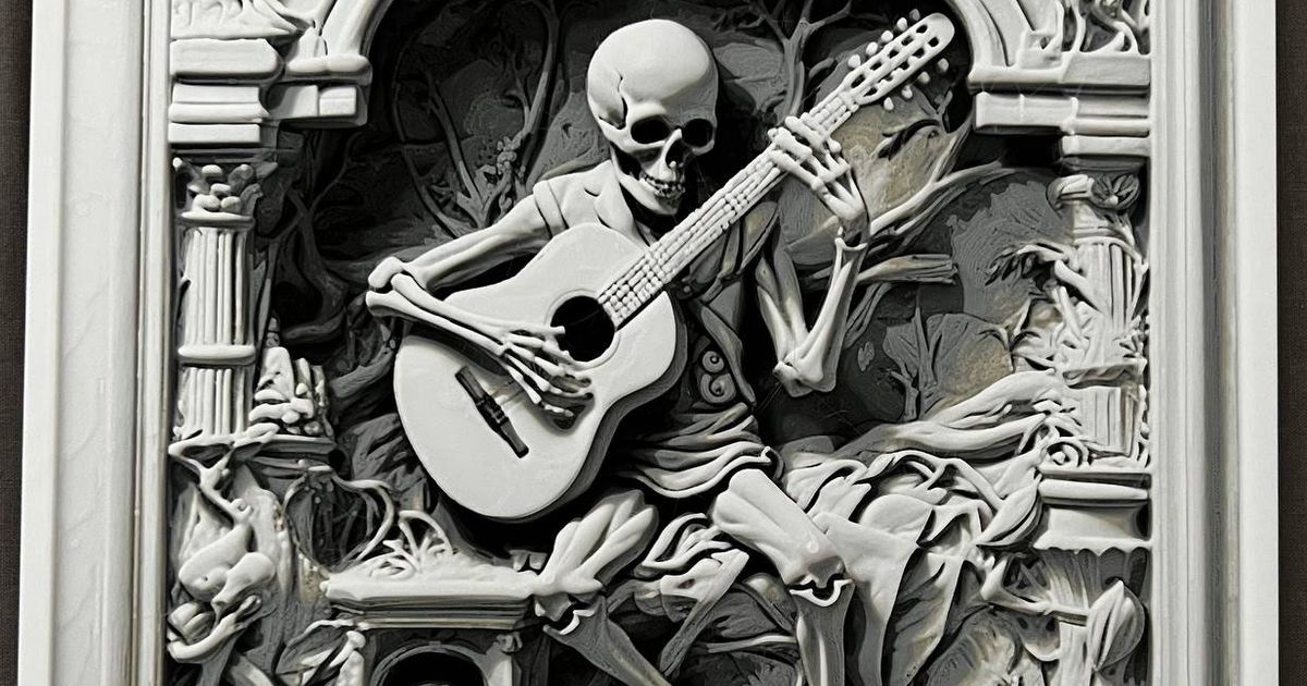 Playing Music in the frame by Don Matis | Download free STL model ...