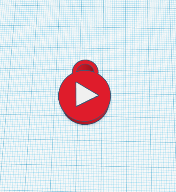 YouTube Keychain by 3d designer | Download free STL model | Printables.com