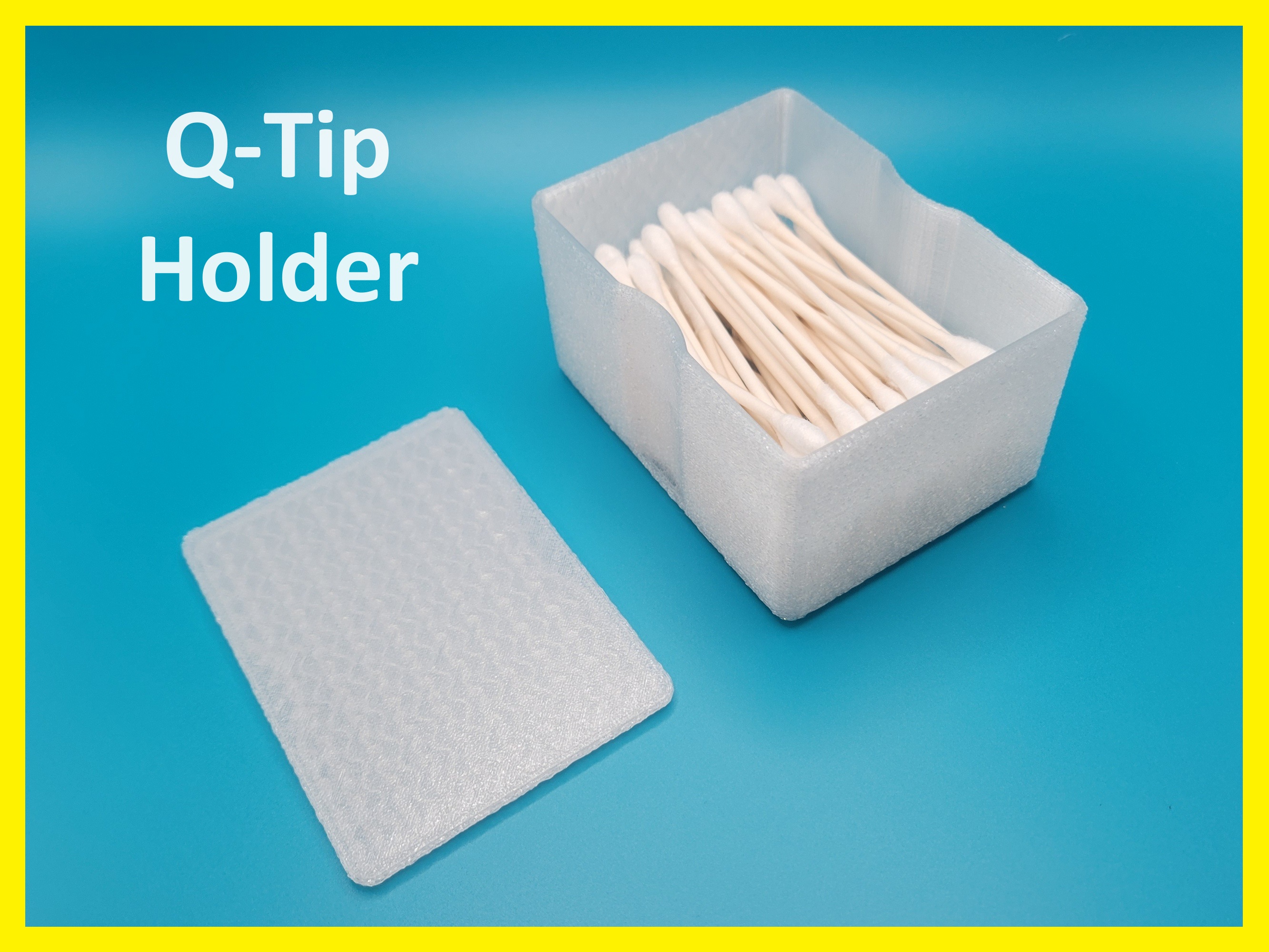 Q-Tip Holder by Phil Caruso | Download free STL model | Printables.com