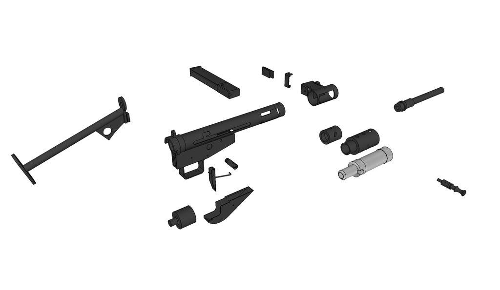 Sten Mk II - Stengun by kaufi | Download free STL model | Printables.com