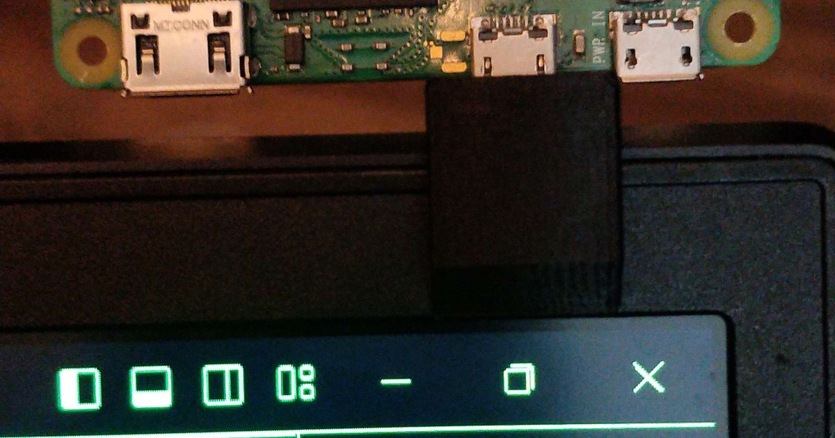 usb cable support for thinkpad E595 lid by V0rT3x | Download free STL ...