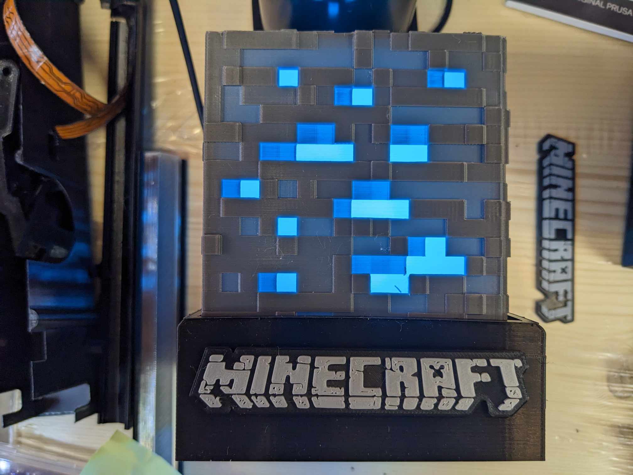 Minecraft logo plate by CrazyRonny | Download free STL model ...