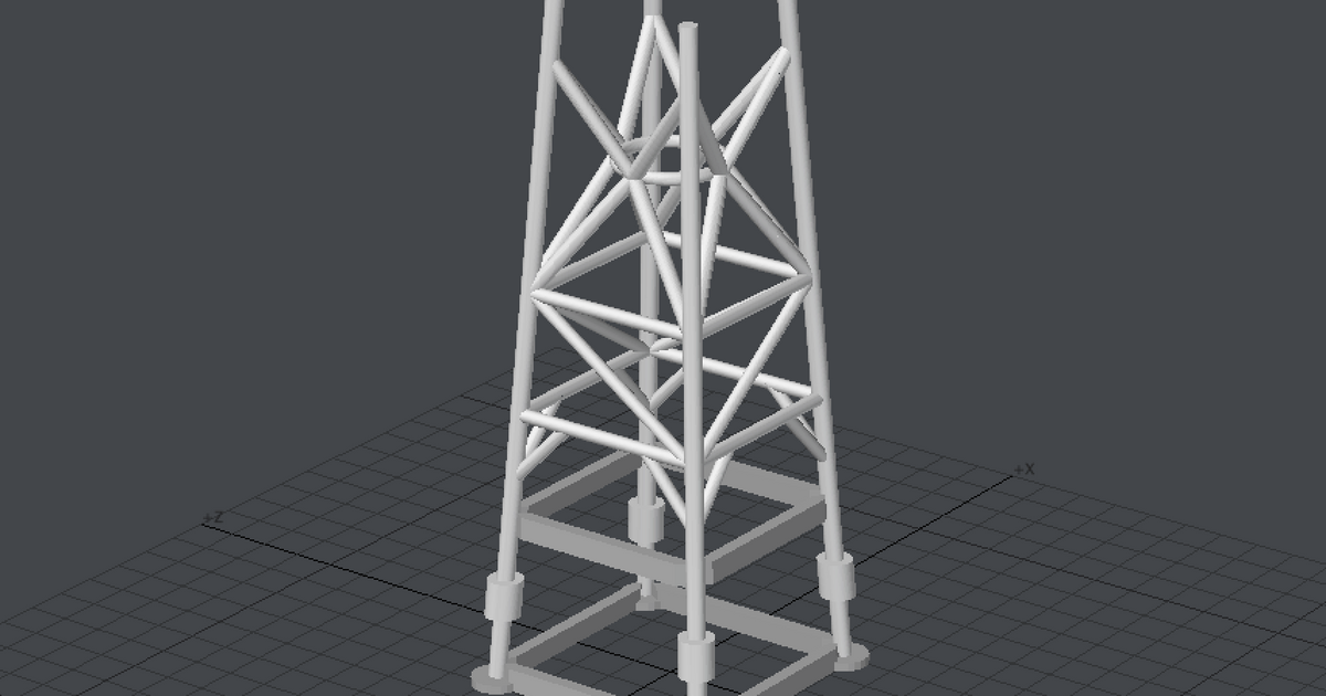 STL of 1/45 scale Little Joe II LES Frame similar to Estes by ...