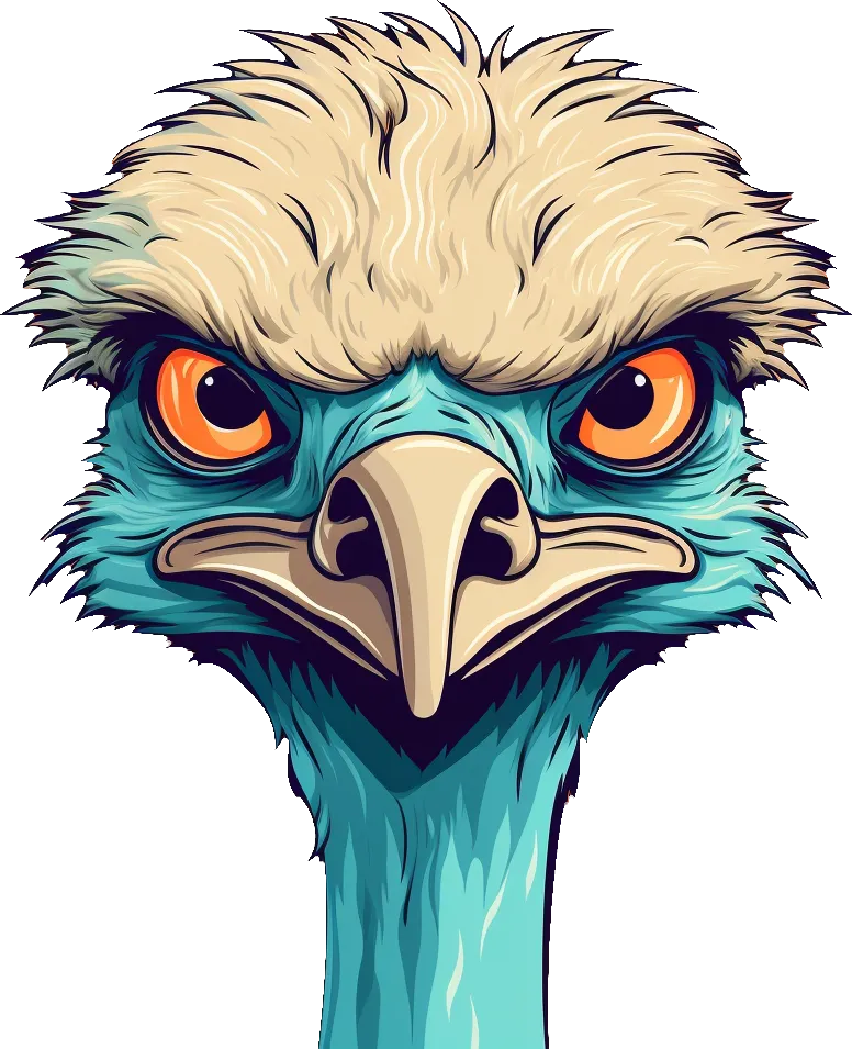 Ostrich - HueForge by Ultra | Download free STL model | Printables.com