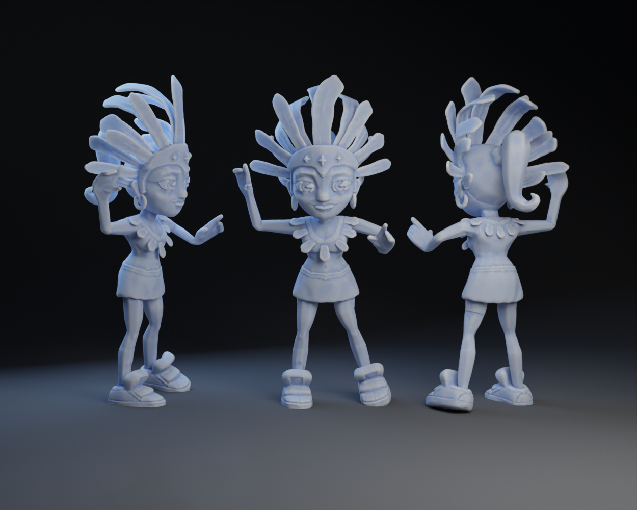 Carmen from Subway Surfers by Peter Farell | Download free STL model ...