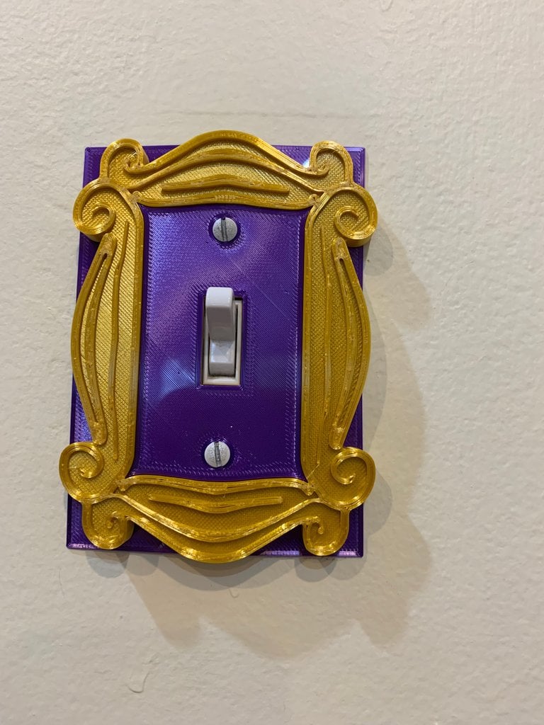 insert and backplate for Friends light switch cover by ChrisX35 by zzzy ...