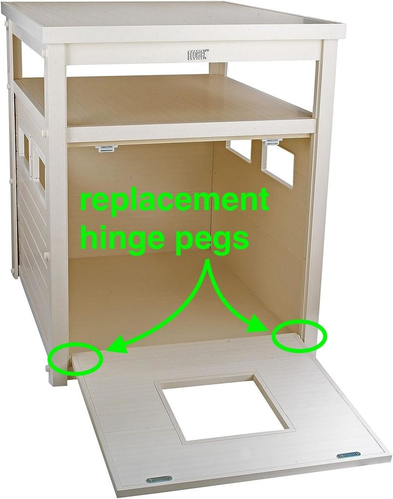Ecoflex cat box hinge peg replacement by RyanR | Download free STL ...