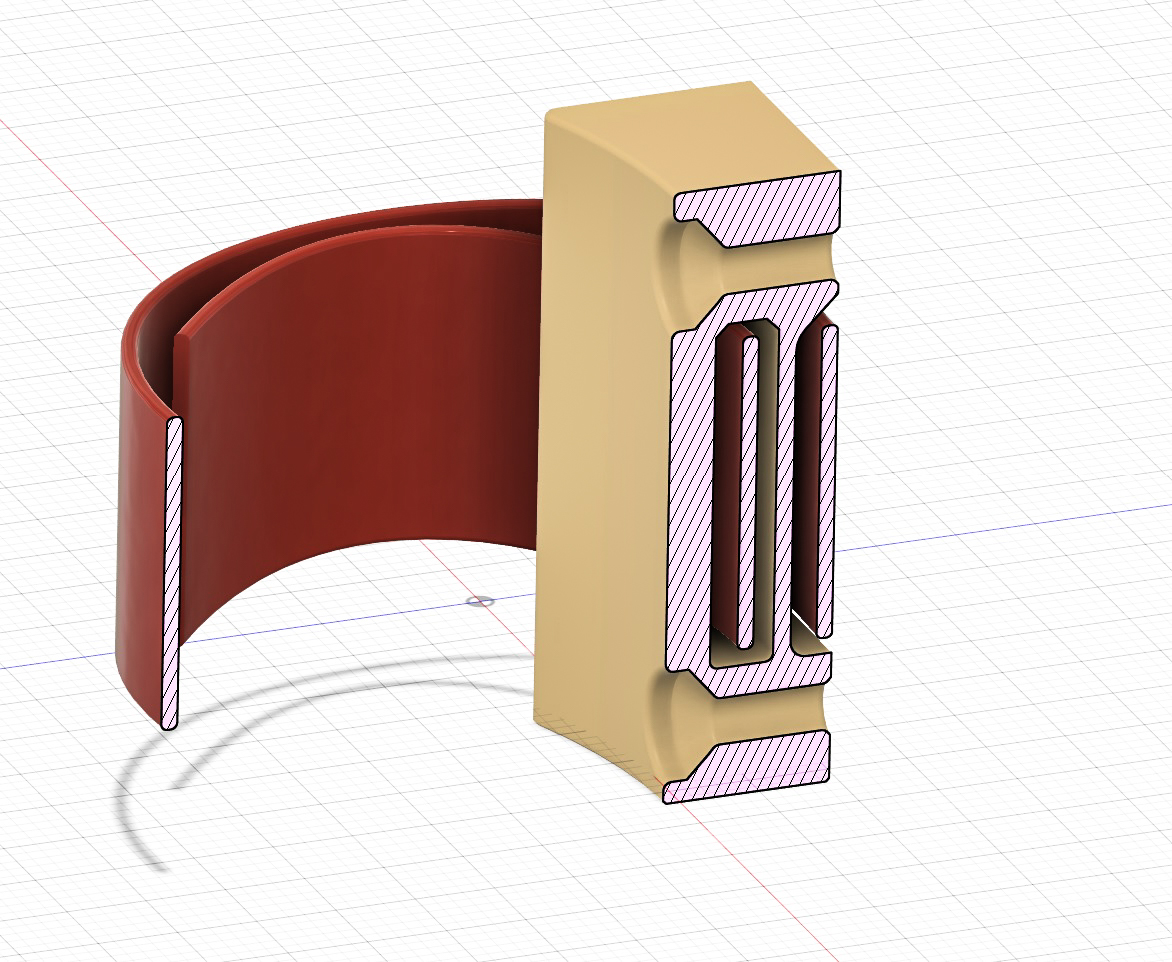 Strong Velcro Strap Holder by Meister Edel | Download free STL model ...