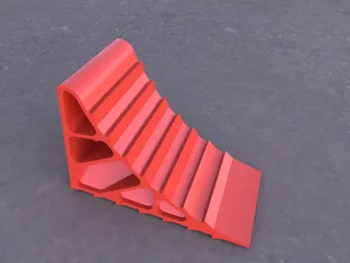 Wheel Chock by Rasmussen | Download free STL model | Printables.com