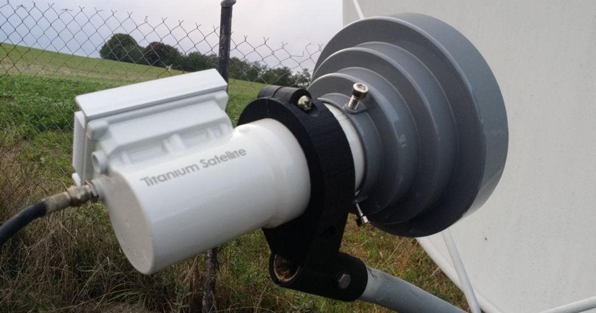 65mm (C-band) LNB holder for Mabo 180cm offset dishes by lubo.d2 ...