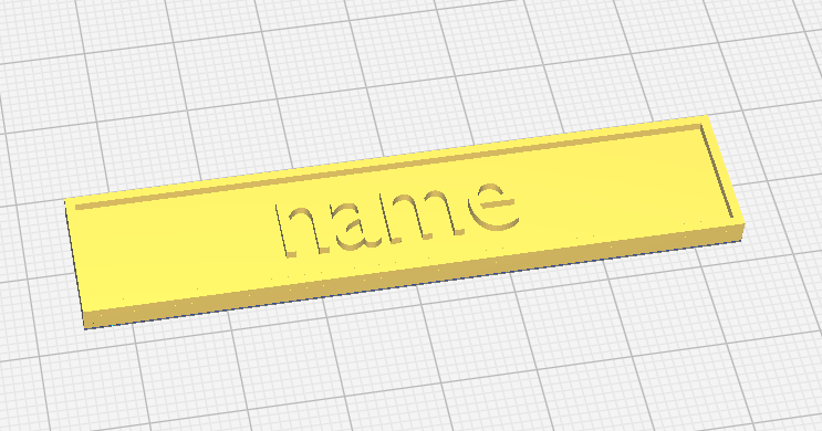 Name or nickname badge by Filip | Download free STL model | Printables.com