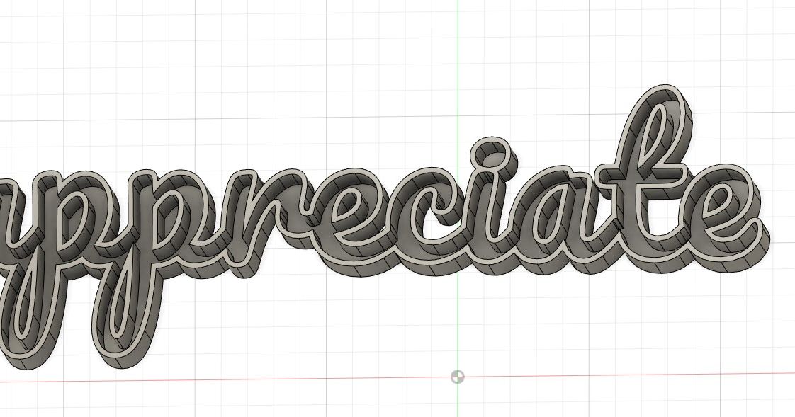 Appreciate 3D Text by SirBigBuddha | Download free STL model ...