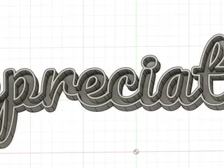 Appreciate 3D Text by SirBigBuddha | Download free STL model ...