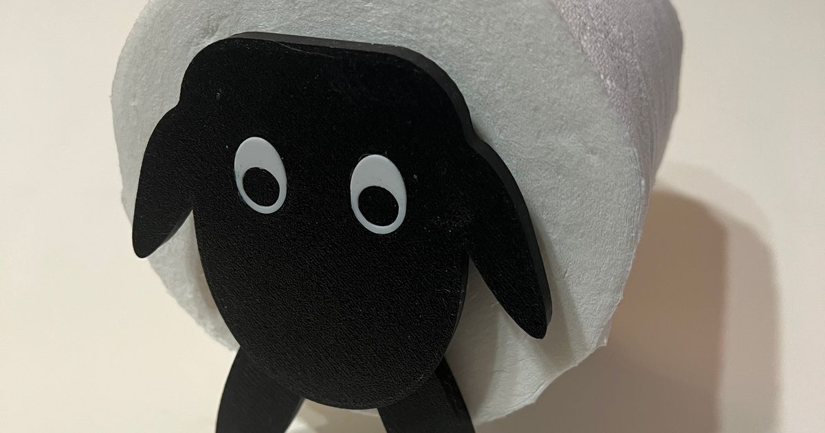 Sheep Toilet Paper Holder / Decoration by PapaBearAZ | Download free ...