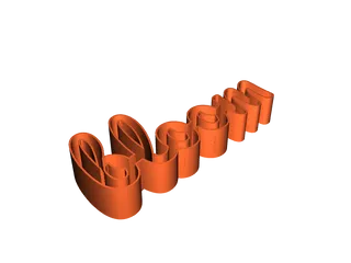 bloom 3D Text by SirBigBuddha | Download free STL model | Printables.com