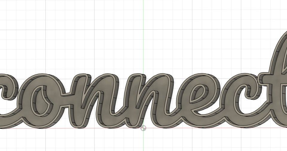 connect 3D Text by SirBigBuddha | Download free STL model | Printables.com