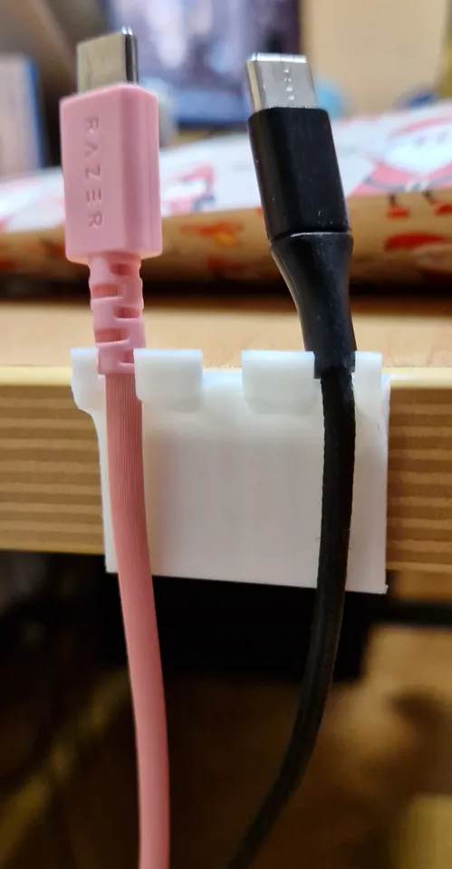 3 Usb cable holder by mini100 | Download free STL model | Printables.com