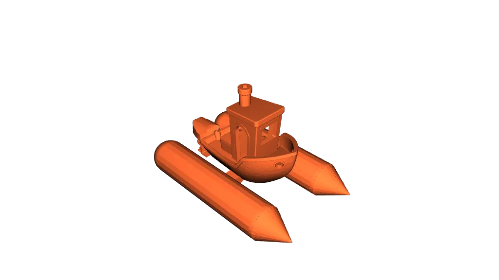 3D Benchy pontoon by printer artist | Download free STL model ...