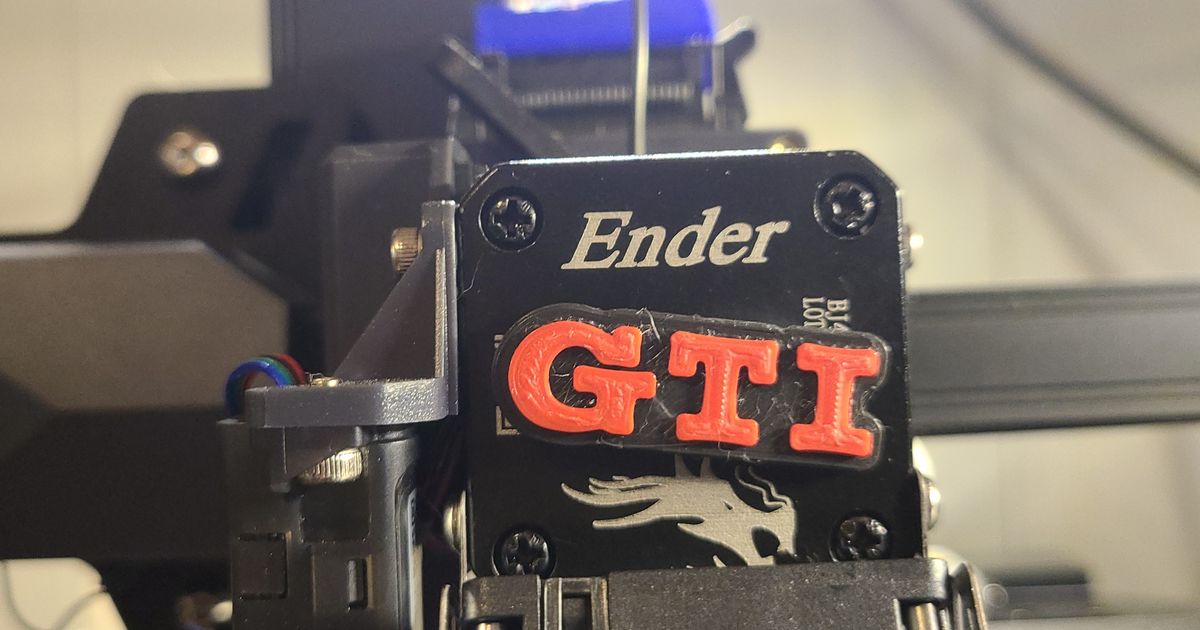 GTI Logo Extruder Visualizer by ea888_710 | Download free STL model ...