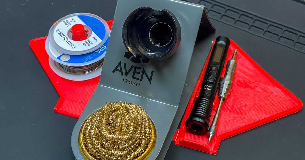 Portable Soldering Station by Becky Stern | Download free STL model ...