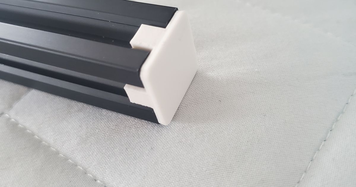 Extrusion end caps by CadViper | Download free STL model | Printables.com