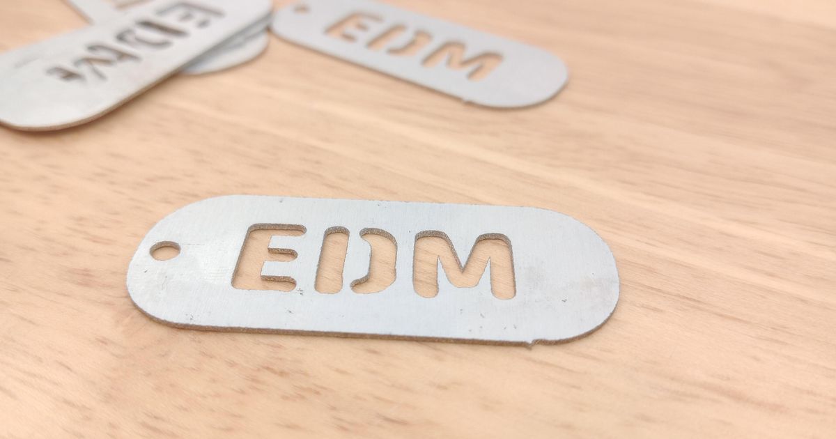 EDM Keycahin | Electrical Discharge Machining Demo by Rack Robotics Official | Download free STL ...