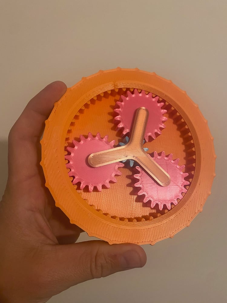 Planetary Gearbox example - model fidget toy by edcdadstuff | Download ...