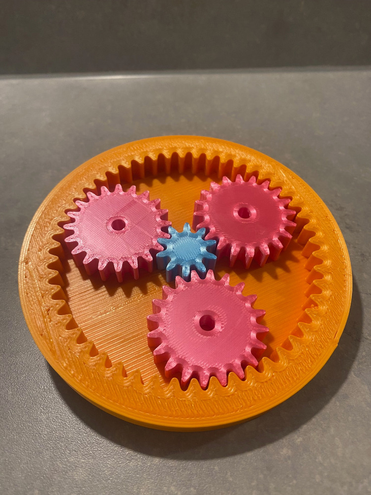 Planetary Gearbox example - model fidget toy by edcdadstuff | Download ...