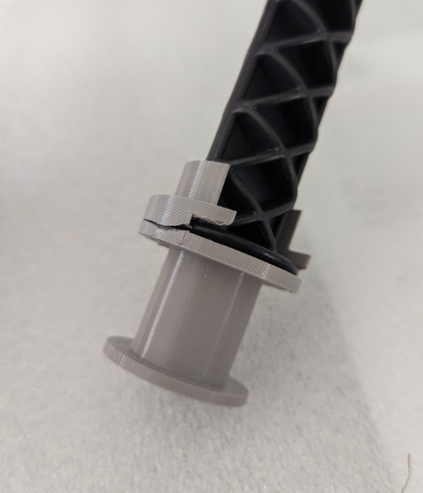 Clam shell Prusament spool holder extension by b8trez | Download free ...