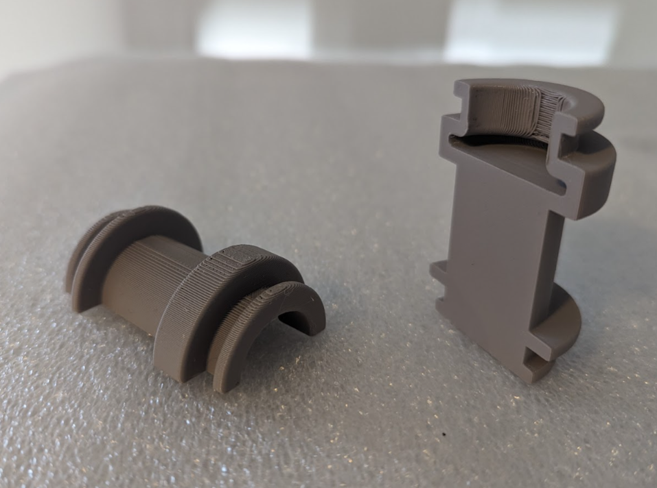 Clam shell Prusament spool holder extension by b8trez | Download free ...