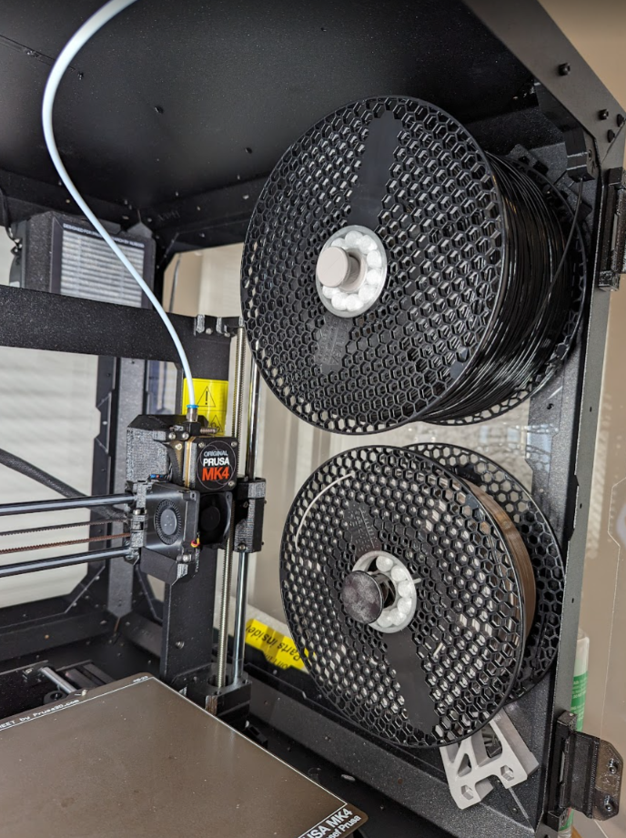 Clam shell Prusament spool holder extension by b8trez | Download free ...