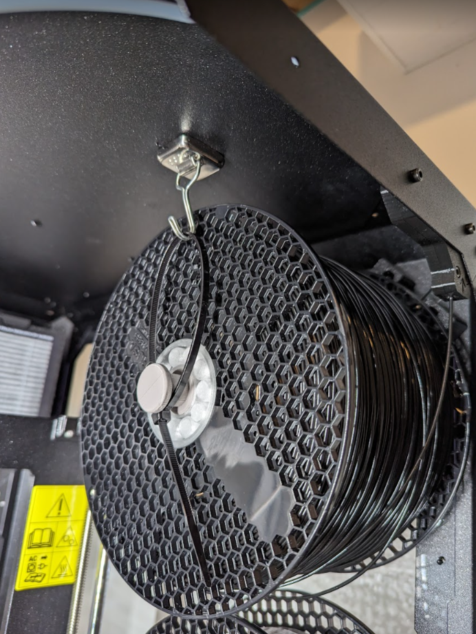 Clam shell Prusament spool holder extension by b8trez | Download free ...