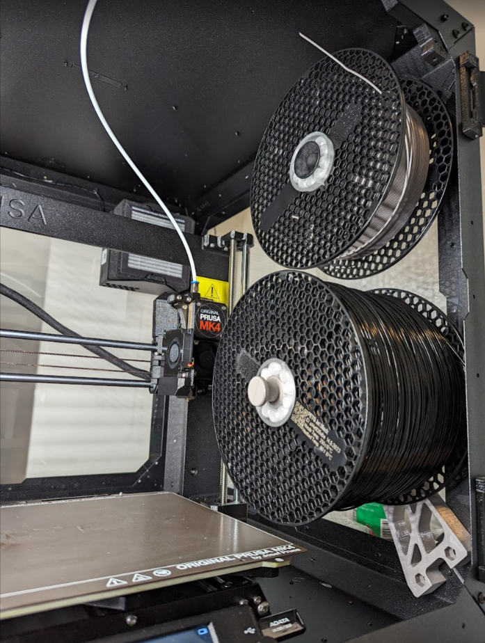 Clam shell Prusament spool holder extension by b8trez | Download free ...