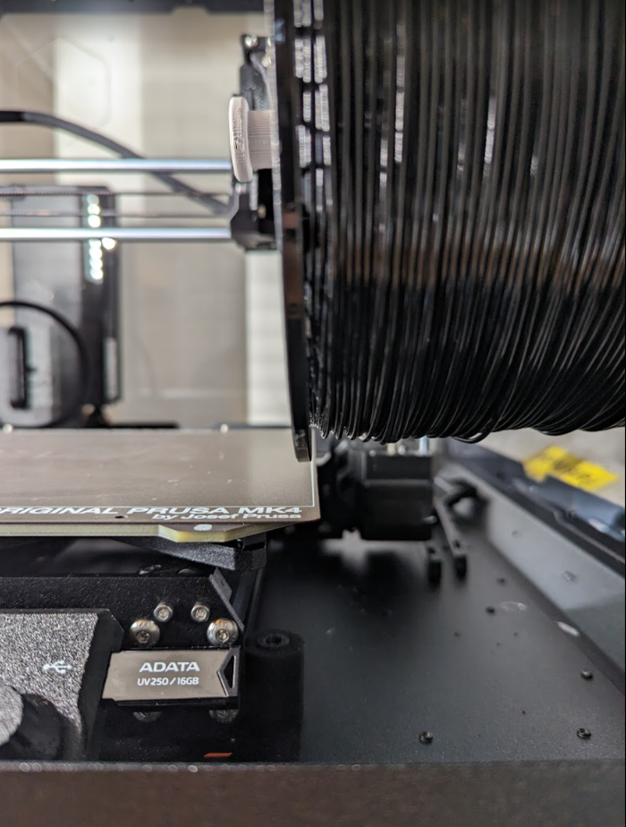 Clam shell Prusament spool holder extension by b8trez | Download free ...