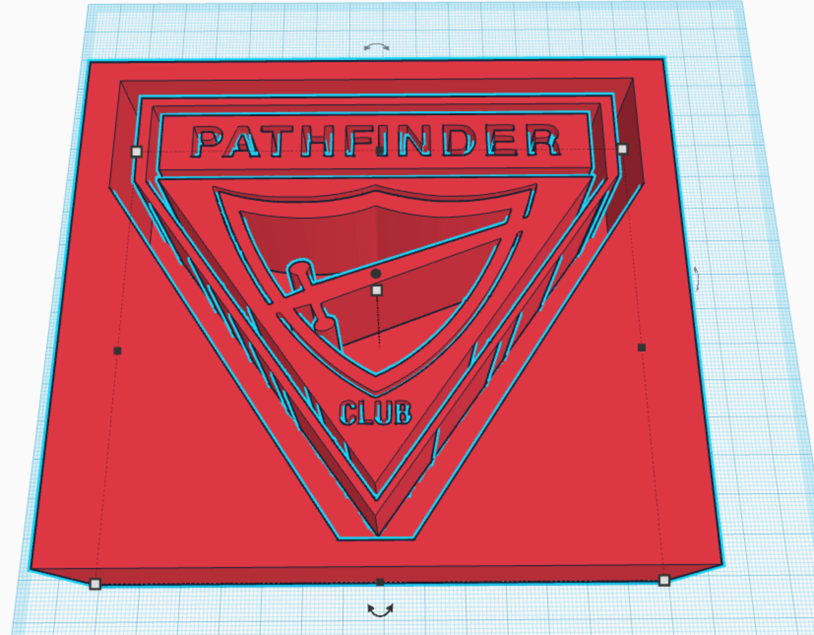 Pathfinder Club Sand Mold by PathfinderStrong | Download free STL model ...