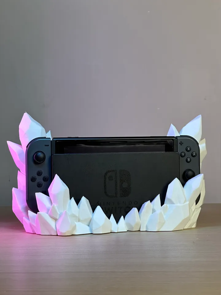 Nintendo Switch Crystal Dock by Holoprops | Download STL model ...