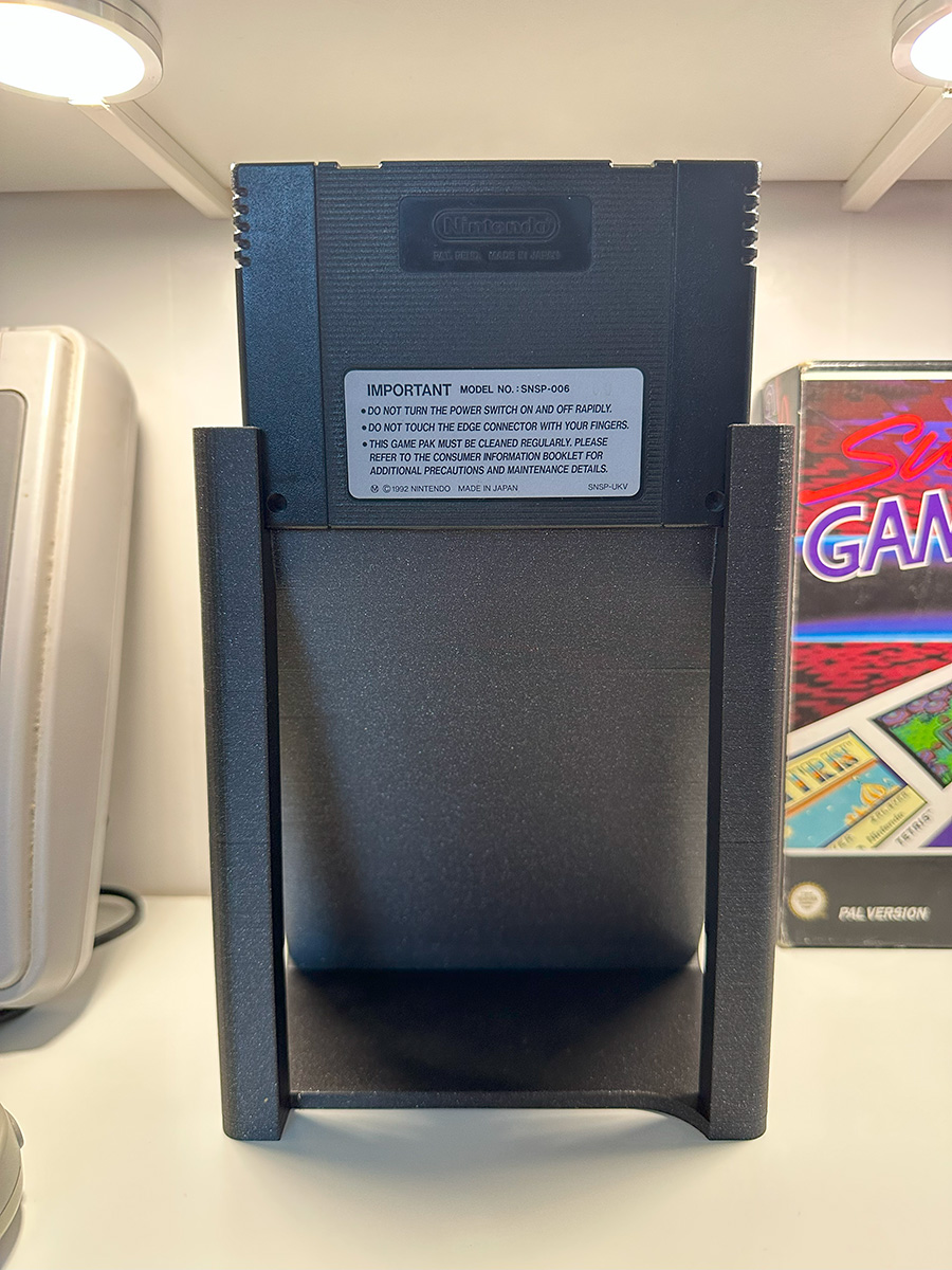 Super Nintendo SNES Cartridge / Game Display Stand by nolibert ...