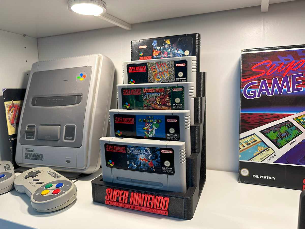 Super Nintendo SNES Cartridge / Game Display Stand by nolibert ...