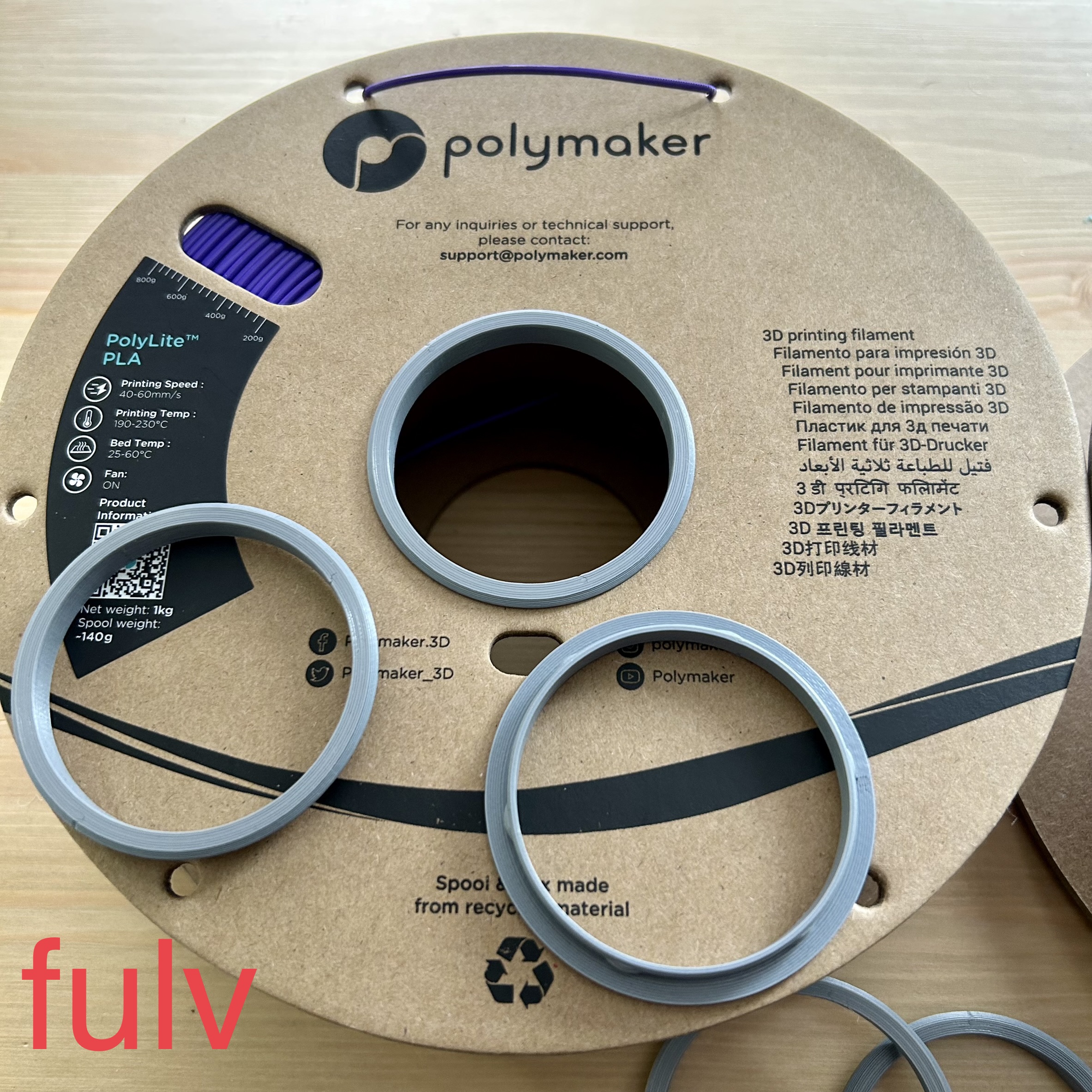 POLYMAKER CARDBOARD SPOOLS INSERTS by fulv@me.com | Download free STL ...