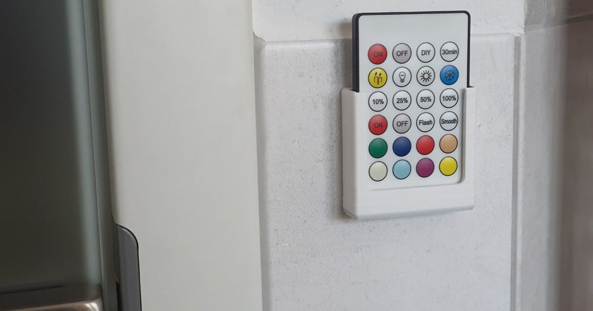 Wall Mount for Credit-Card sized LED remotes (MultiClip) por ...
